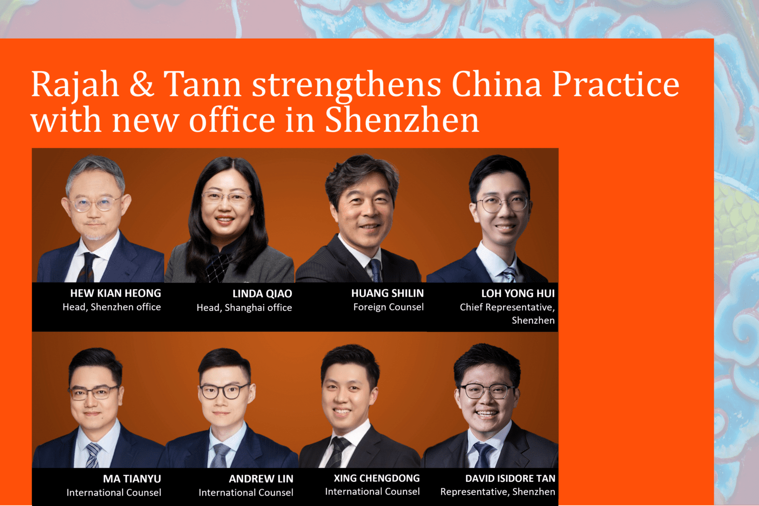 Rajah & Tann Singapore strengthens China practice with new office in ...