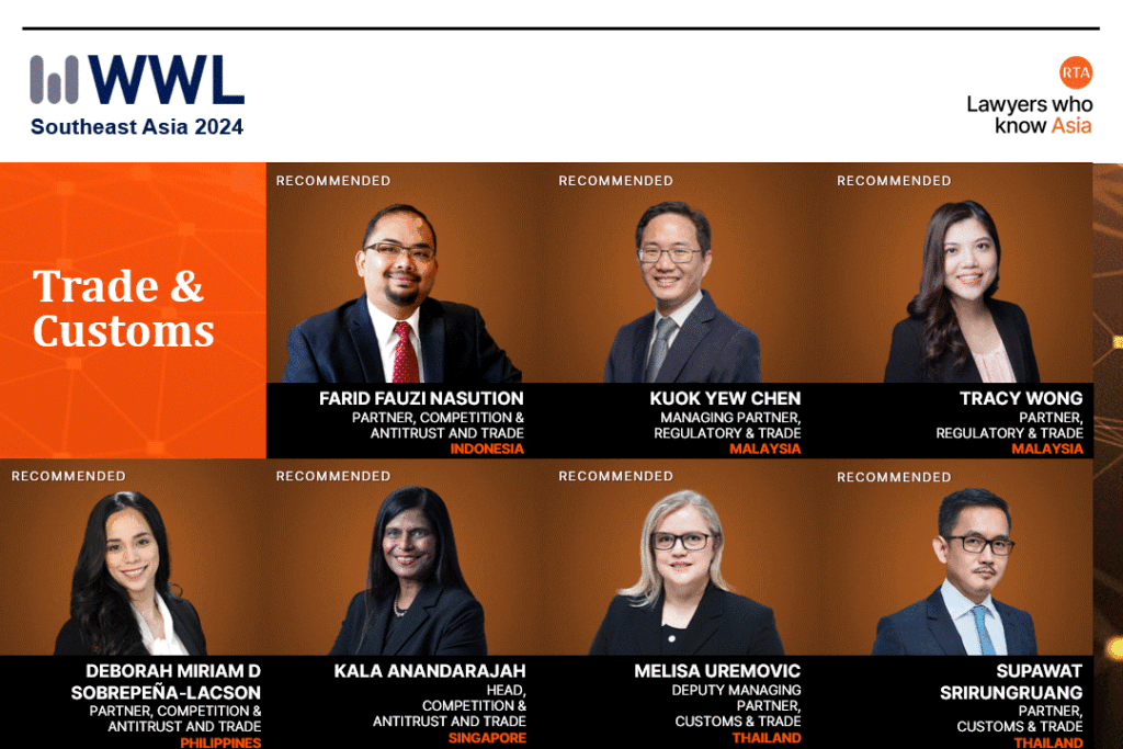 Rajah & Tann Asia’s Trade Team achieves new heights in Who’s Who Legal ...